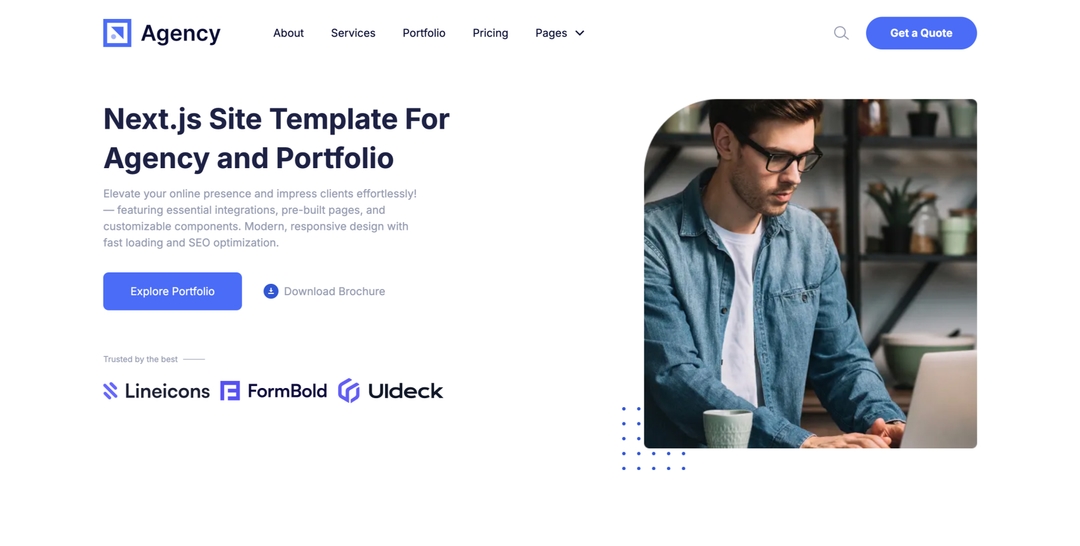 20+ Best Free and Premium Next.js Templates | Next.js Templates