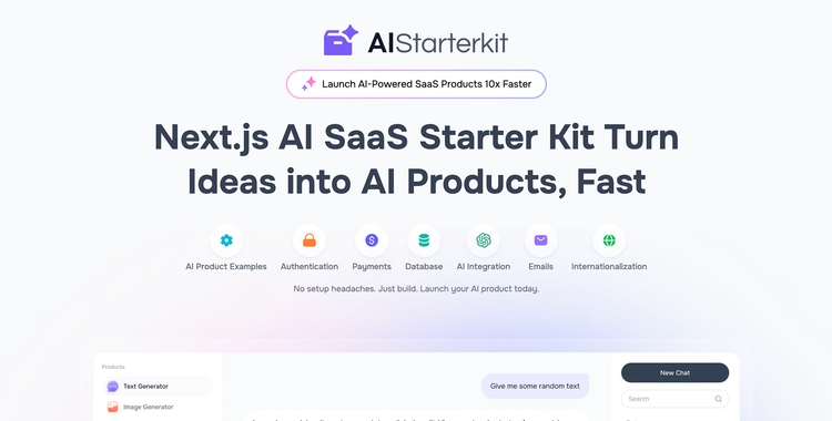 Next.js AI Website Templates, Agents and Chatbot Starters